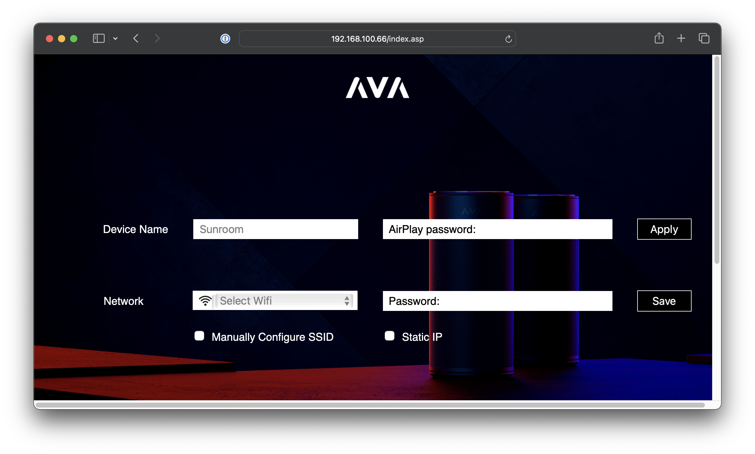 Connect AVA A1 Speaker to Wi-Fi without the AVA App – AVA Inc.